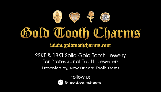 Gold Tooth Charms For Professional Tooth Jewelers – New Orleans Tooth ...